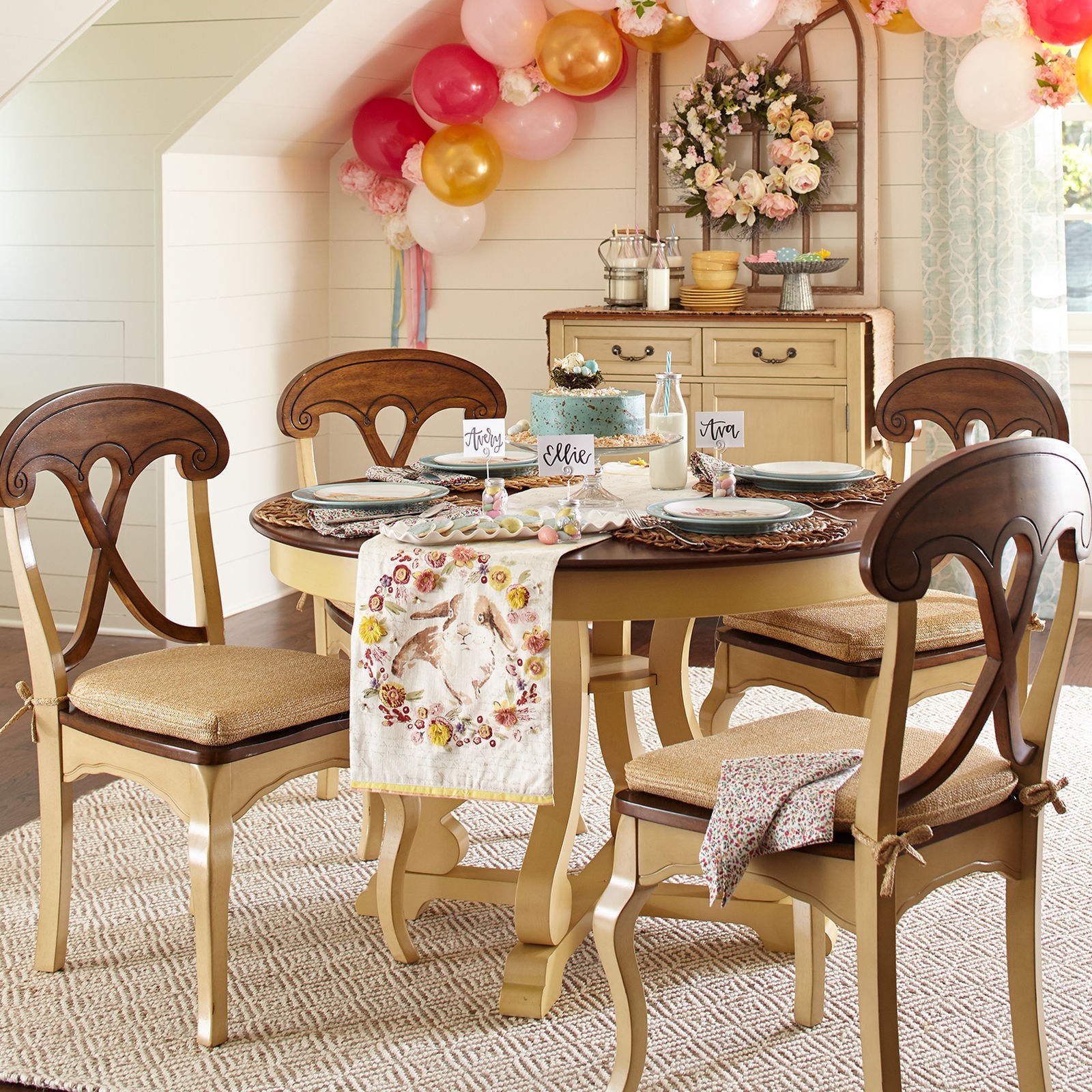 MARCHELLA Dining Chair Antique Ivory Gray - Dining chairs - Furniture ...
