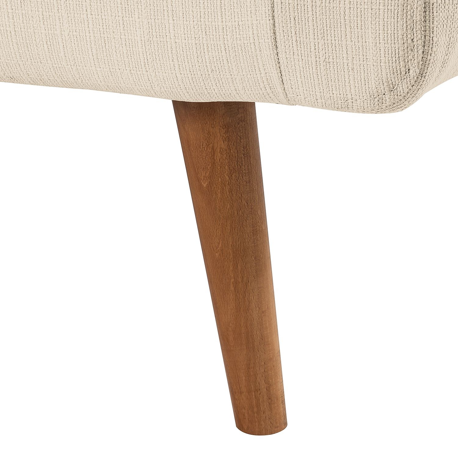 GOOGLE Sofa, 3 seats Beige gray, Oak legs - Fabric sofas - Furniture ...