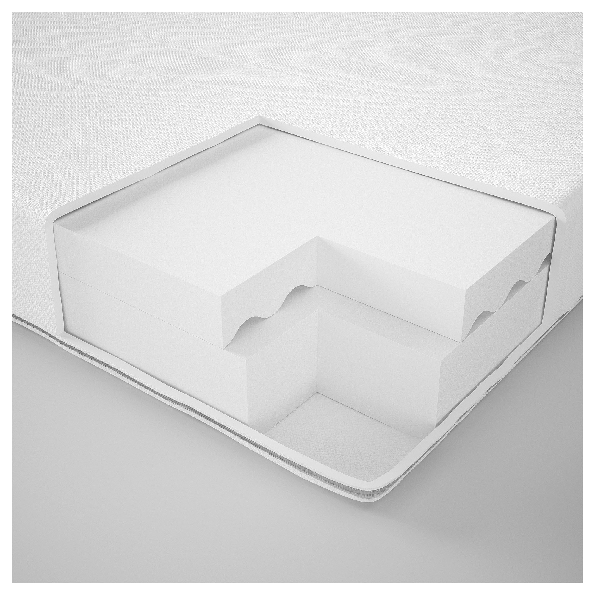 MEISTERVIK Foam mattress Firm, white - Foam & latex mattresses ...