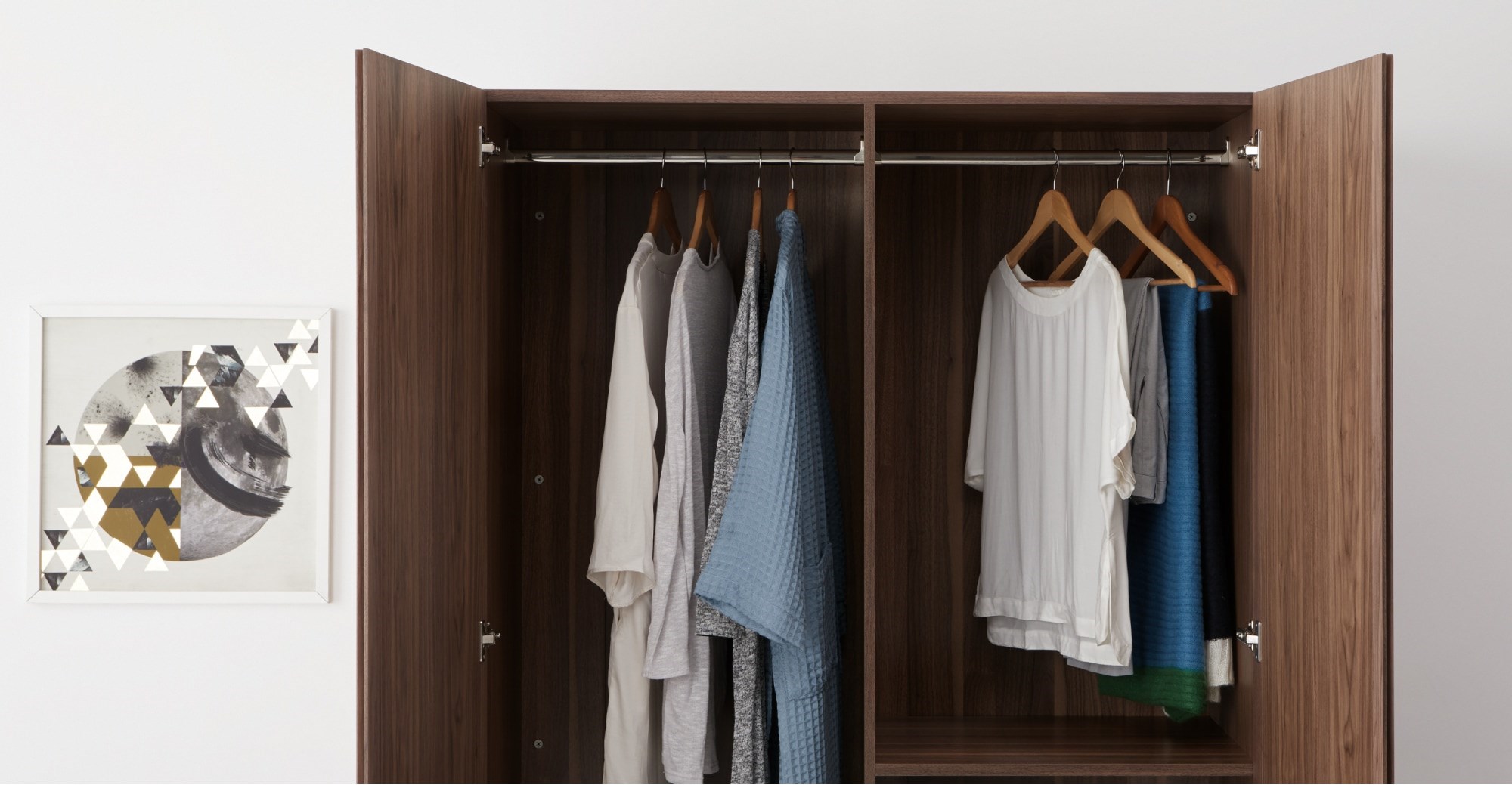 LANSDOWNE Wardrobe Natural Walnut - Wardrobes - Furniture factories ...