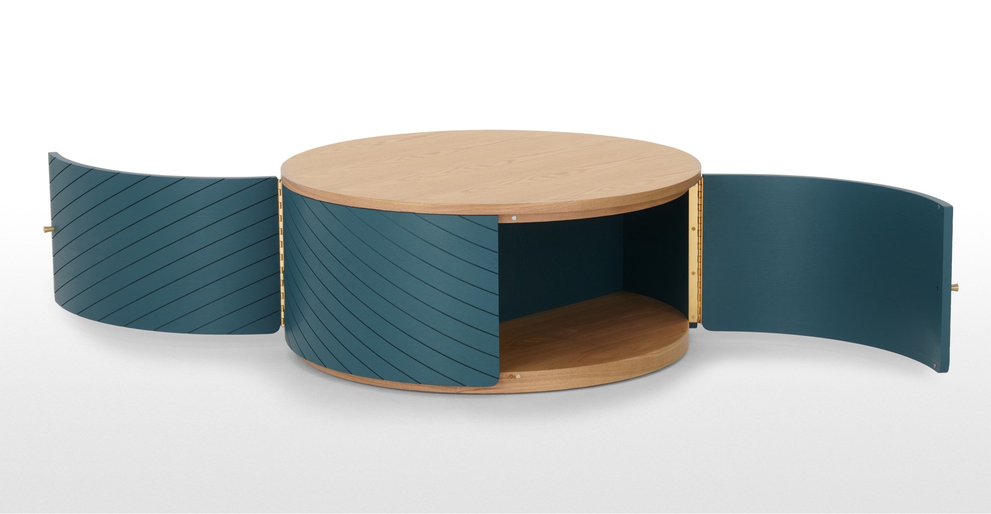 NOVAK Coffee Table Ash and Teal - Coffee & side tables - Furniture ...